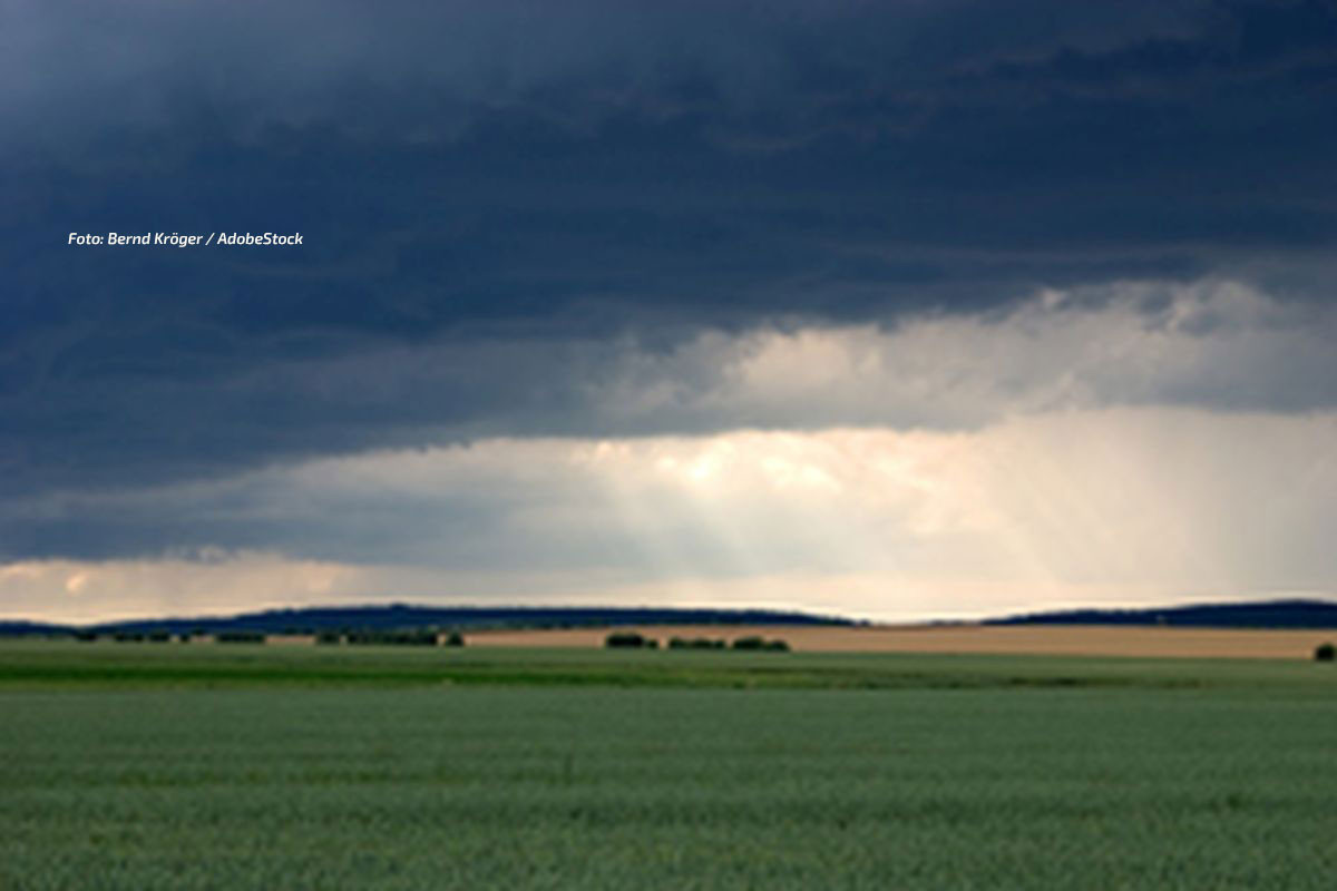 Bewölkt und regnerisch